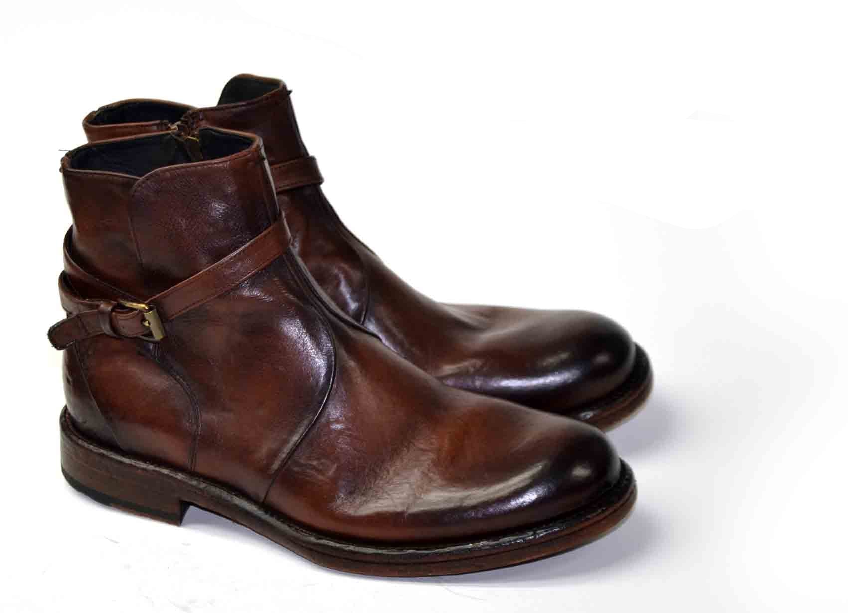 LAST PAIR 44/46- LACED AND BUCKLED TERRA BOOTS